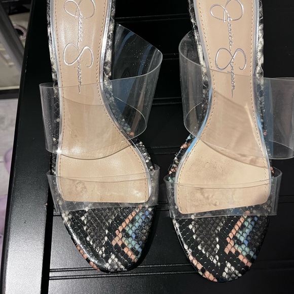 Jessica Simpson | Shoes | Jessica Simpson Clear Platform Slides | Poshmark
